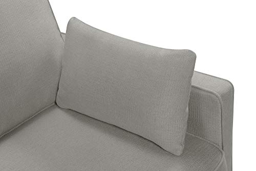 Serta Nina Sofa, Chenille Fabric, Rhine Gray