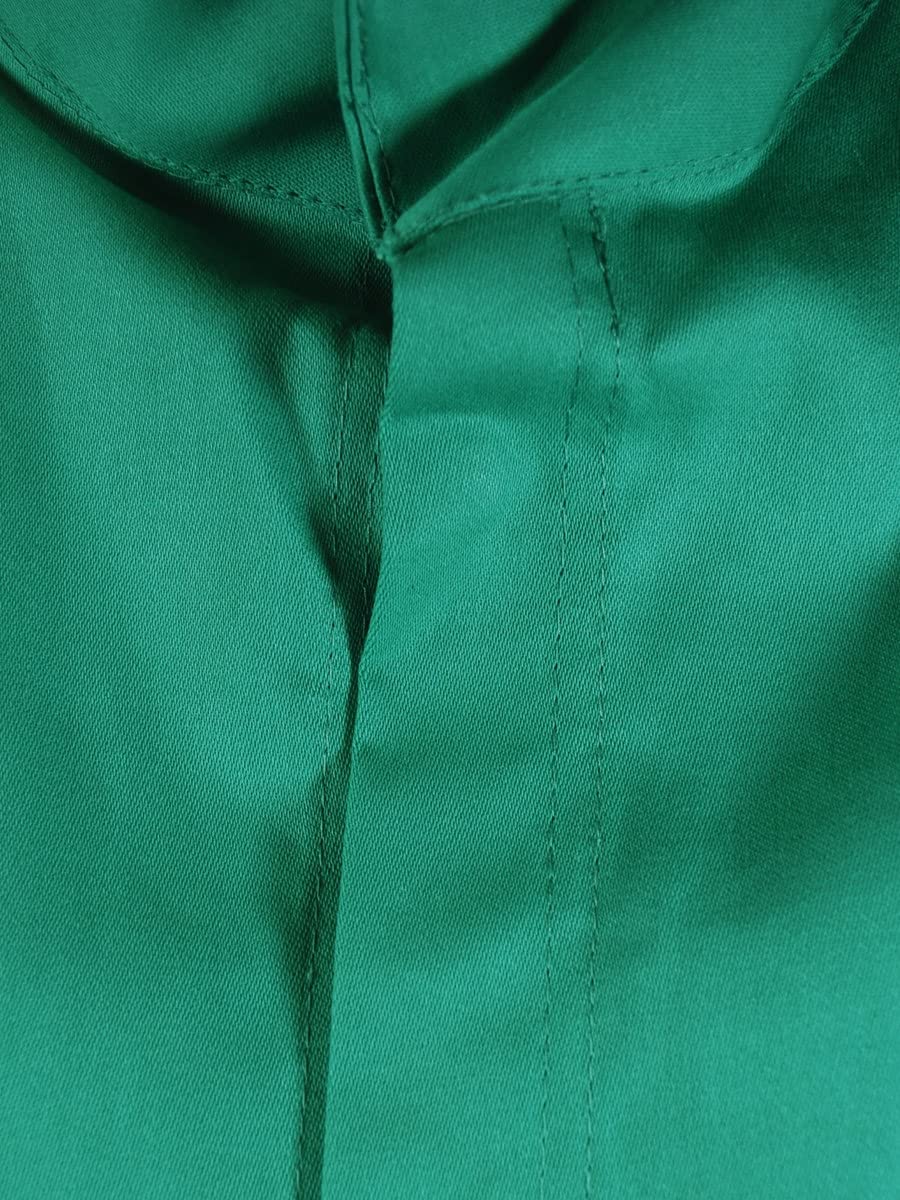 MAGID Arc-Rated 9.0 oz. FR Cotton Relaxed Fit Welding Jacket, 1 Jacket, Size Small, Green, 1530RF