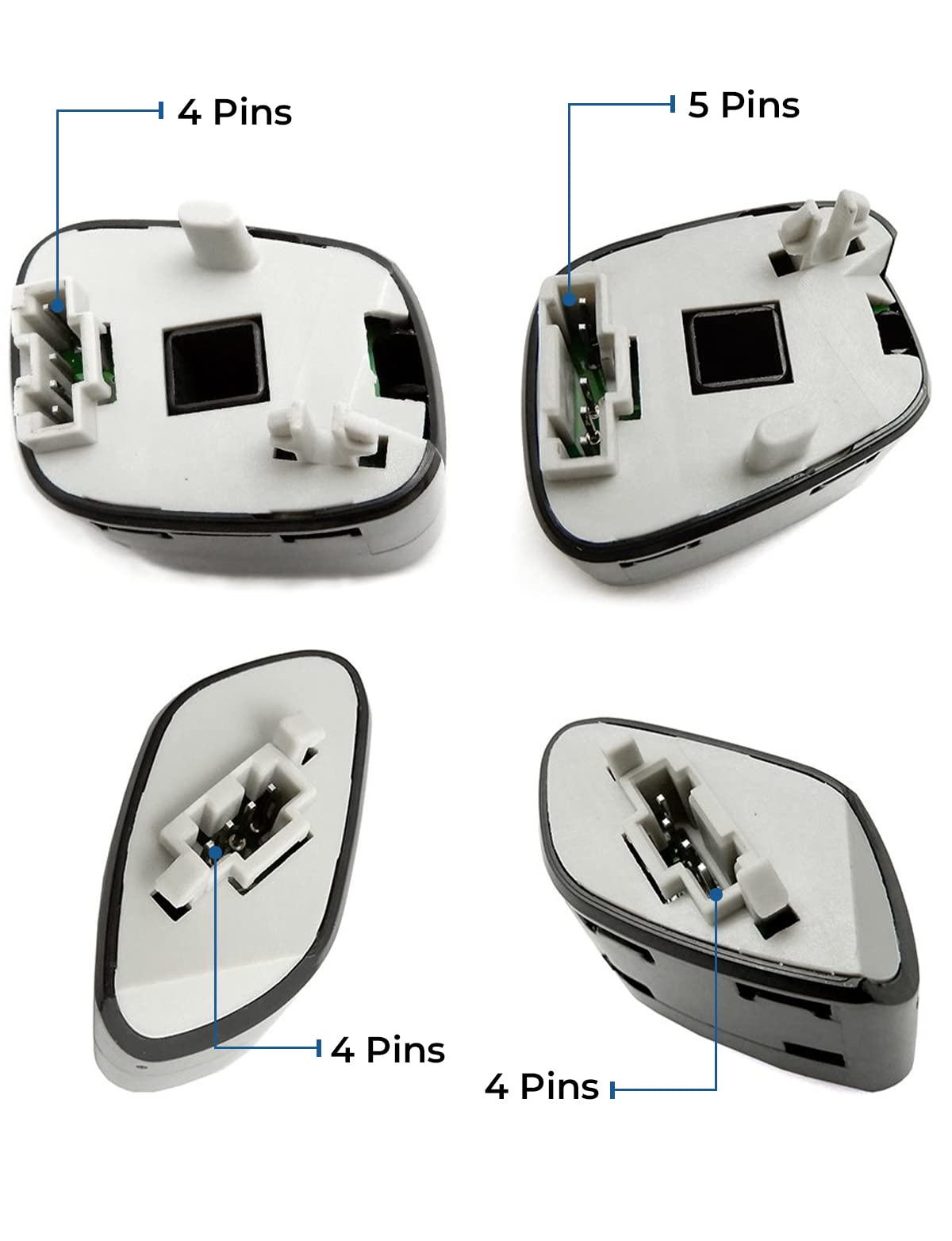 JOYTUTUS Steering Wheel Radio Control Switch Buttons fits Silverado Sierra 2003-2007, Trailblazer & Envoy 2004-2009, Tahoe & Yukon 2003-2006, Replaces OE# 21997738, 21997739, 1999442, 1999443