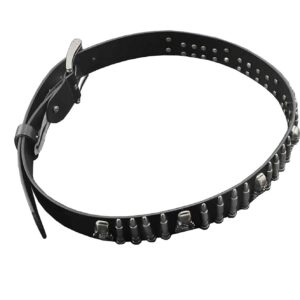 Cool Mens Bullet Skull Stud Punk Rock Biker Real Leather Belt Waistband726146236614