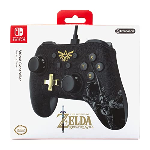 PowerA Wired Controller for Nintendo Switch - Zelda: Breath of The Wild