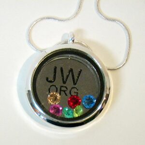 My Service Buddies Floating Charm Necklace JWorg Fruitage of God's Spirit