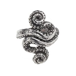 alchemy of england halloween party fashion jewelry kraken ring - size q / 8.5