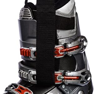 Sukoa Ski and Snowboard Boot Carrier Strap - Men & Women - Shoulder Sling Tote Leash Also for Ice Skates & Rollerblades - Equipment Accessories for Bag, Kit and Gear Pack