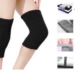 FakeFace Elder Women Thermal Knee Braces Leg Warmers Winter Warm Rheumatic Arthritis Knee Sleeves Protector Wraps Pads for Outdoor Sports Motorcycle Ski Cycling