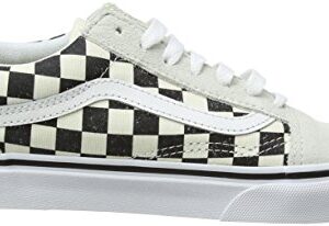 Vans Unisex Low-Top Sneakers, Off-White ((Checkerboard) White/Black 27k), 7 US Men