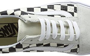 Vans Unisex Low-Top Sneakers, Off-White ((Checkerboard) White/Black 27k), 7 US Men