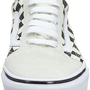 Vans Unisex Low-Top Sneakers, Off-White ((Checkerboard) White/Black 27k), 7 US Men