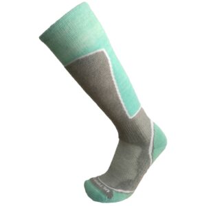 ultimate socks womens midweight merino wool ski snowboard warm socks aqua medium 7-9.5