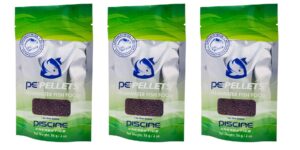 (3 pack) piscine energetics 1mm pe mysis pellets freshwater 56 gram