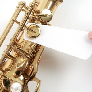 Woodwind Mouthpiece Pad Cleaning Paper 80 sheets - Great solution for sticky pads (Cleaning Paper 80 sheets)