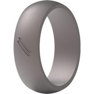 thunderfit silicone wedding ring for men, rubber wedding band 8.7mm wide 2.5mm thick