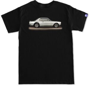 ftd apparel men's skyline c10 gtr t shirt - xl black