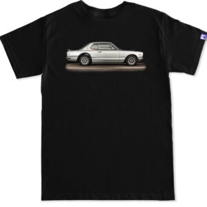 FTD Apparel Men's Skyline C10 GTR T Shirt - XL Black