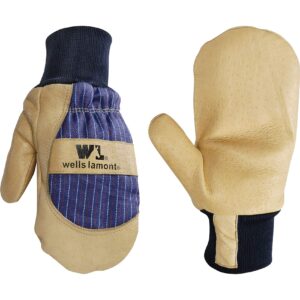 wells lamont mens winter mittens, beige, medium