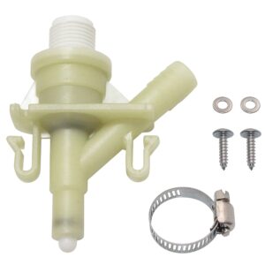 Byenins New Durable Plastic Water Valve Kit 385311641 for 300 310 320 series - for Sealand marine toilet replacement