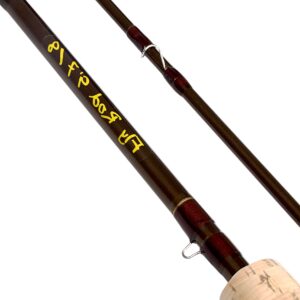 # 7/8 Carbon Fly Fishing Rod Pole 4 Pieces Medium-Fast Action Light Feel 2.7M Length Trout River Fishing