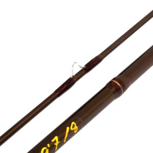 # 7/8 Carbon Fly Fishing Rod Pole 4 Pieces Medium-Fast Action Light Feel 2.7M Length Trout River Fishing