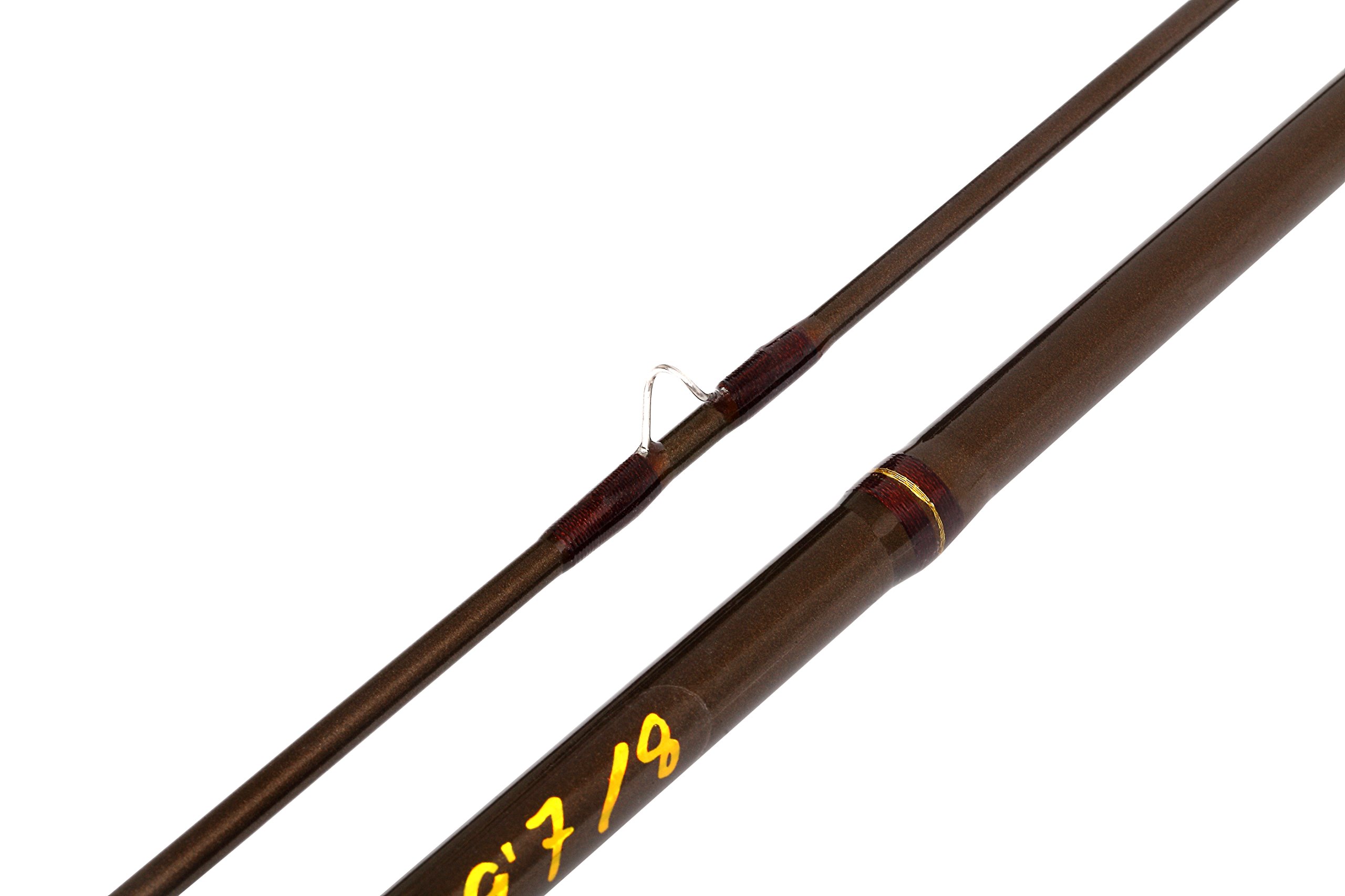 # 7/8 Carbon Fly Fishing Rod Pole 4 Pieces Medium-Fast Action Light Feel 2.7M Length Trout River Fishing