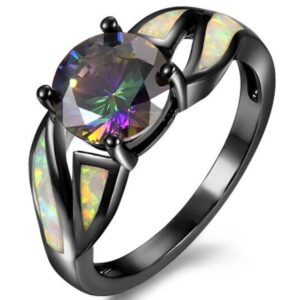 black crystal fire opal wedding engagement anniversary ring (9)