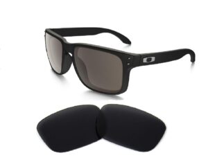 galaxy replacement lenses for oakley holbrook polarized multiple color (black)