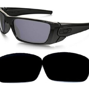 Galaxy Replacement lenses For Oakley Fuel Cell Polarized Black 100% UVAB