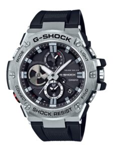 casio men's gst-b100-1acr g-shock analog display quartz black watch