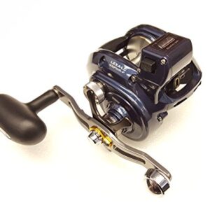 Daiwa Lexa-LC 5.5:1 Line Counter Right Hand Baitcast Fishing Reel w/ Power Handle - LEXA-LC400PWR-P