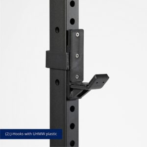 Titan Fitness T-3 Series Space Saving Rack 82 in. Tall 24 in. Deep Wall Mount