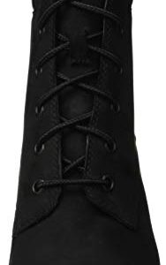 Timberland Women's Allington 6-Inch Lace-Up Boots, Black Nubuck, 8