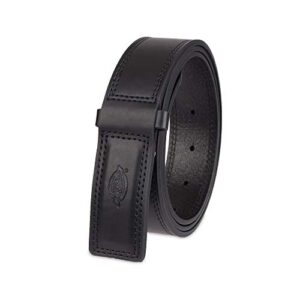 dickies men's big and tall no-scratch mechanic belt, black, 2x (46-48)