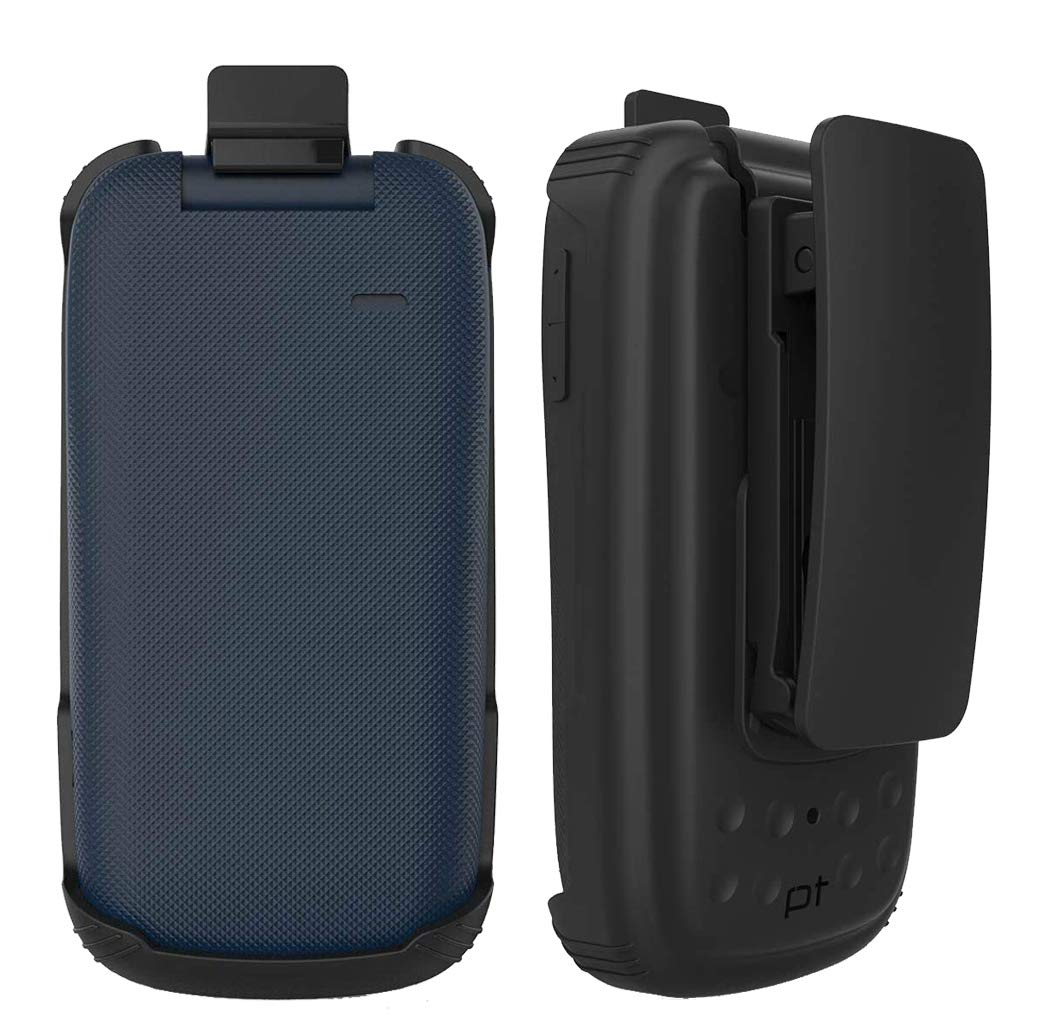 Wireless ProTech Case with Clip Compatible with Kyocera Cadence Phone Model S2720, Secure fit, Quick Release Latch and Heavy Duty Swivel Belt Clip Holster