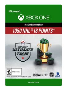 nhl 18 ultimate team nhl points 1050 - xbox one [digital code]