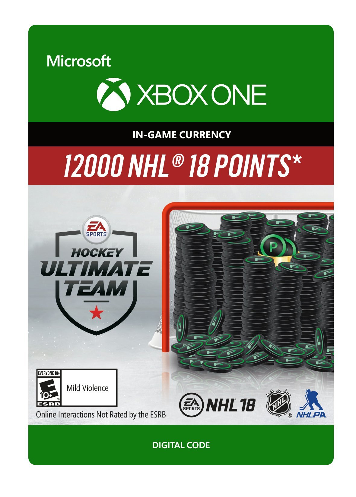 NHL 18 Ultimate Team NHL Points 12000 - Xbox One [Digital Code]