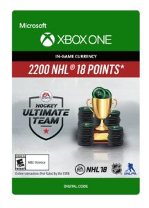 nhl 18 ultimate team nhl points 2200 - xbox one [digital code]