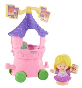 fisher-price little people disney princess, parade rapunzel & pascal's float