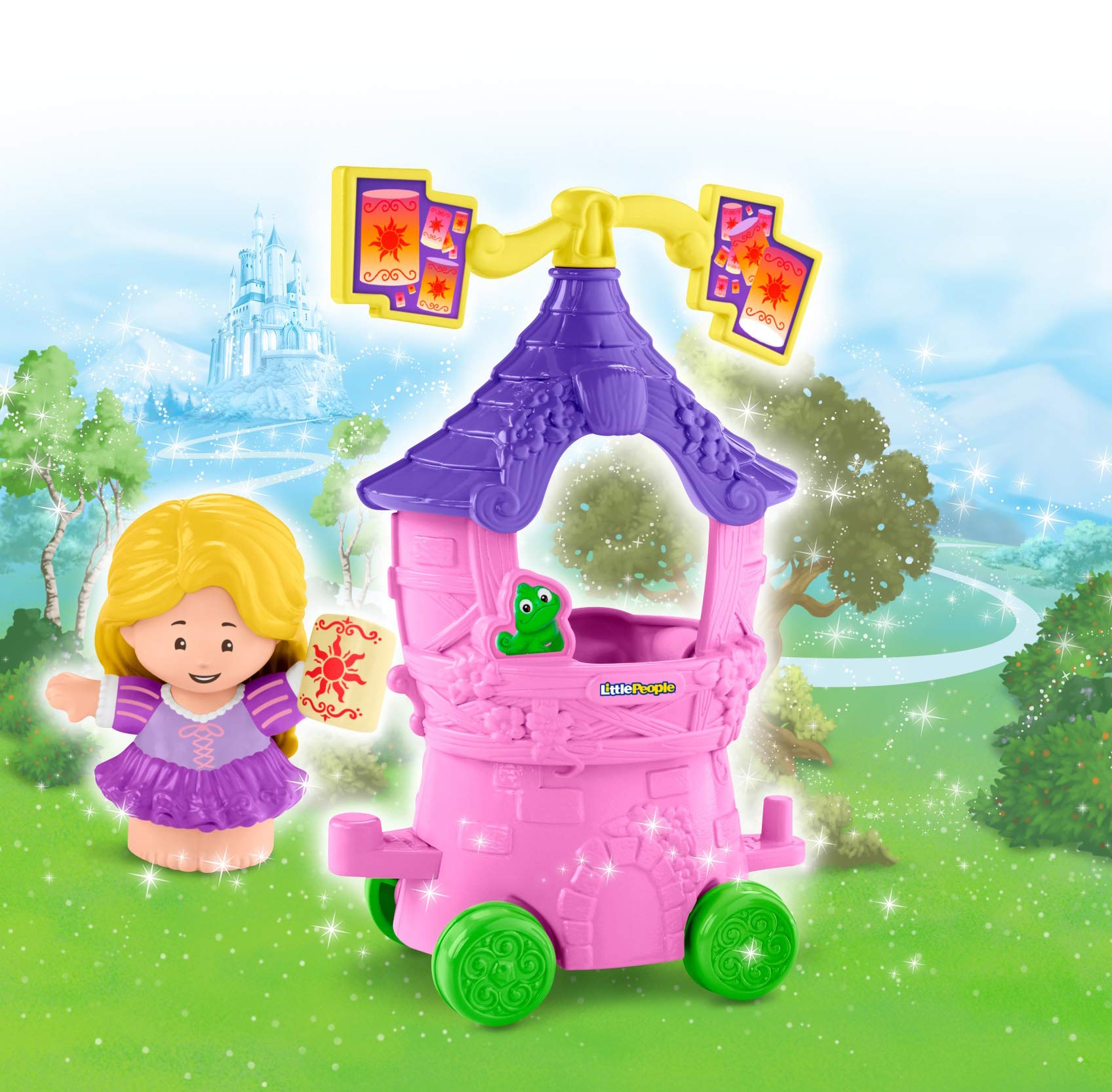 Fisher-Price Little People Disney Princess, Parade Rapunzel & Pascal's Float