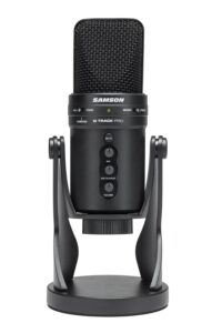 samson g-track pro professional usb condenser microphone with audio interface