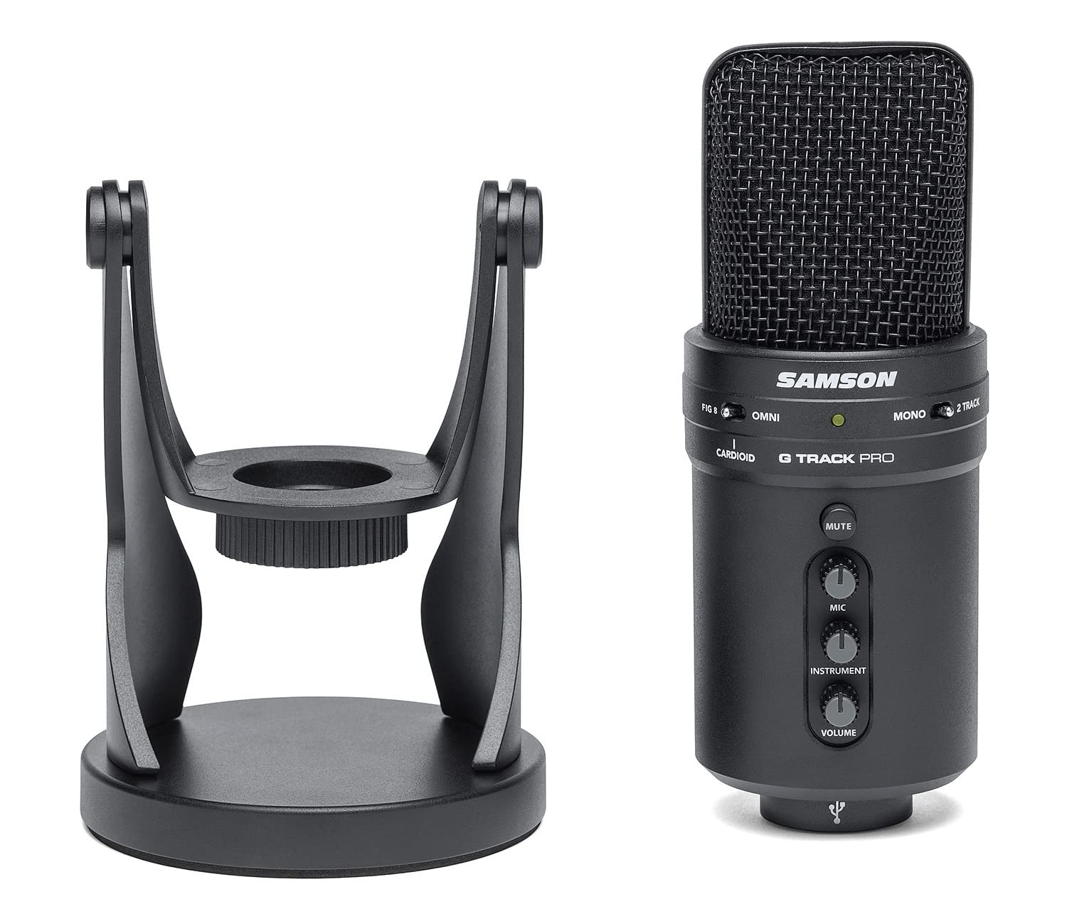 Samson G-Track Pro Professional USB Condenser Microphone with Audio Interface