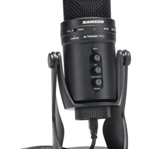 Samson G-Track Pro Professional USB Condenser Microphone with Audio Interface