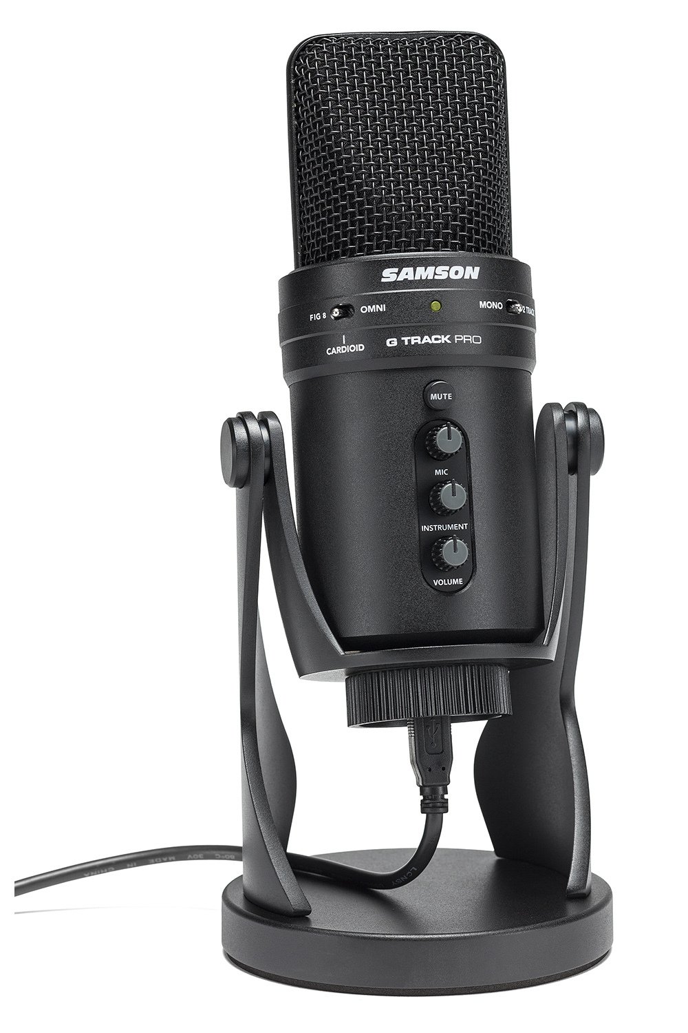 Samson G-Track Pro Professional USB Condenser Microphone with Audio Interface