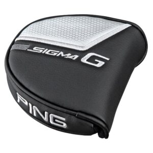 ping sigma g mallet putter headcover black/silver