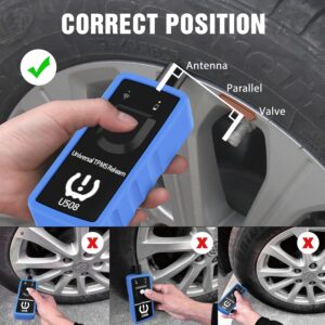 JDIAG TPMS Relearn Tool U508 Universal for Jeep, for Ford, for Chrysler, for Dodge and more Series Vehicles Tire Pressure Monitor Sensor TPMS Reset Activation Tool 2023 Edition (U508, A)