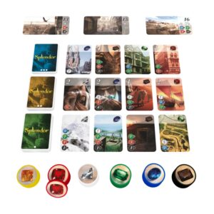 Cities of Splendor Board Game EXPANSION - Strategy Game for Kids and Adults, Fun Family Game Night Entertainment, Ages 10+, 2-4 Players, 30-Minute Playtime, Made by Space Cowboys