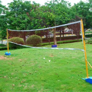 NKTM Badminton Net, Badminton Sets for Backyards with Net Badminton Net for Backyard Badminton Nets Portable Badminton Tournament Net for Garden Schoolyard Backyard (20 FT x 2.5 FT)