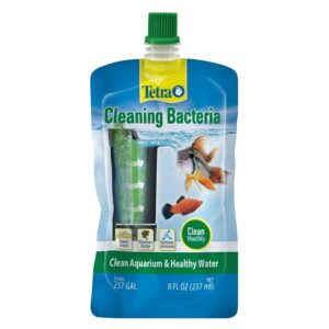 tetra cleaning bacteria 8 ounces, for a clean aquarium and healthy water, phl309494