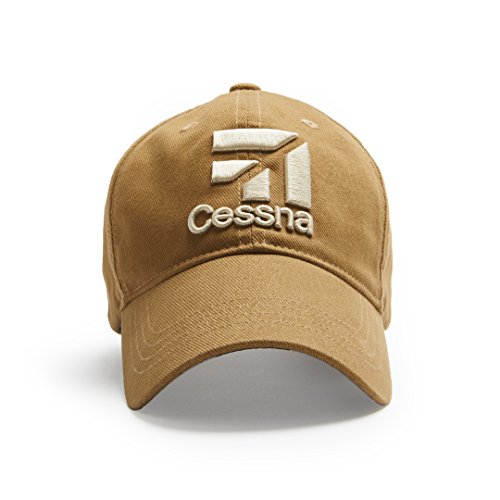 RED CANOE Cessna 3D Logo - Tan