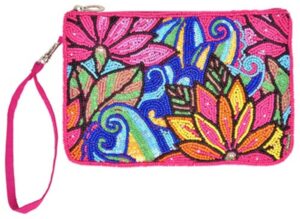 bamboo trading company clutch, lotus collage