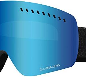 Dragon Alliance Split/Blue LL Amber Goggles, Black