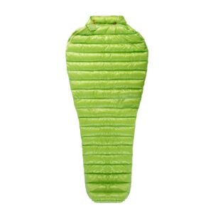 aegismax mini 6 degree 800fp goose down sleeping bag ultralight down sleeping bag for backpacking and camping for men & women (green, regular)